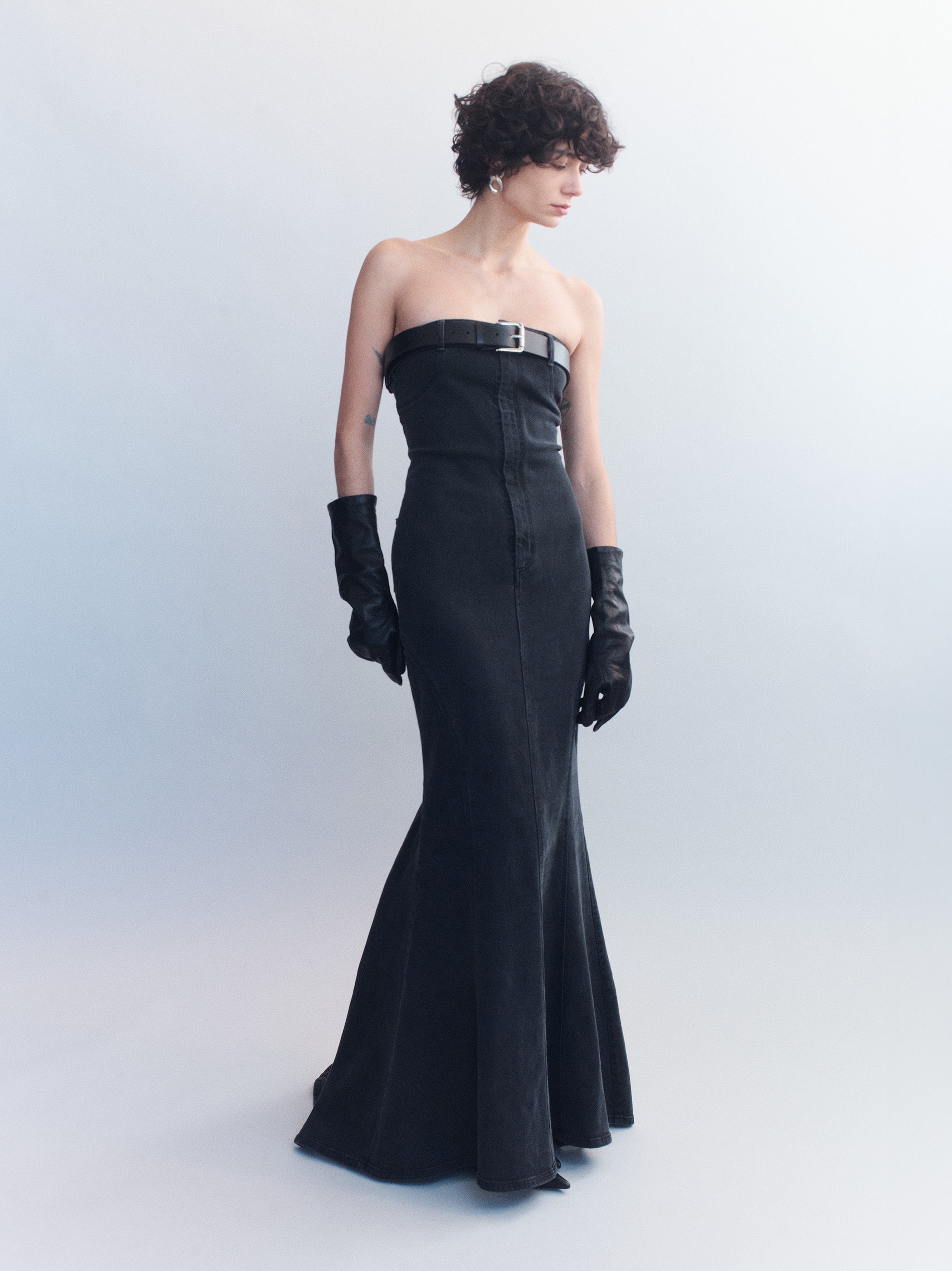 Elsje Denim Mermaid Dress – Courtney Zheng