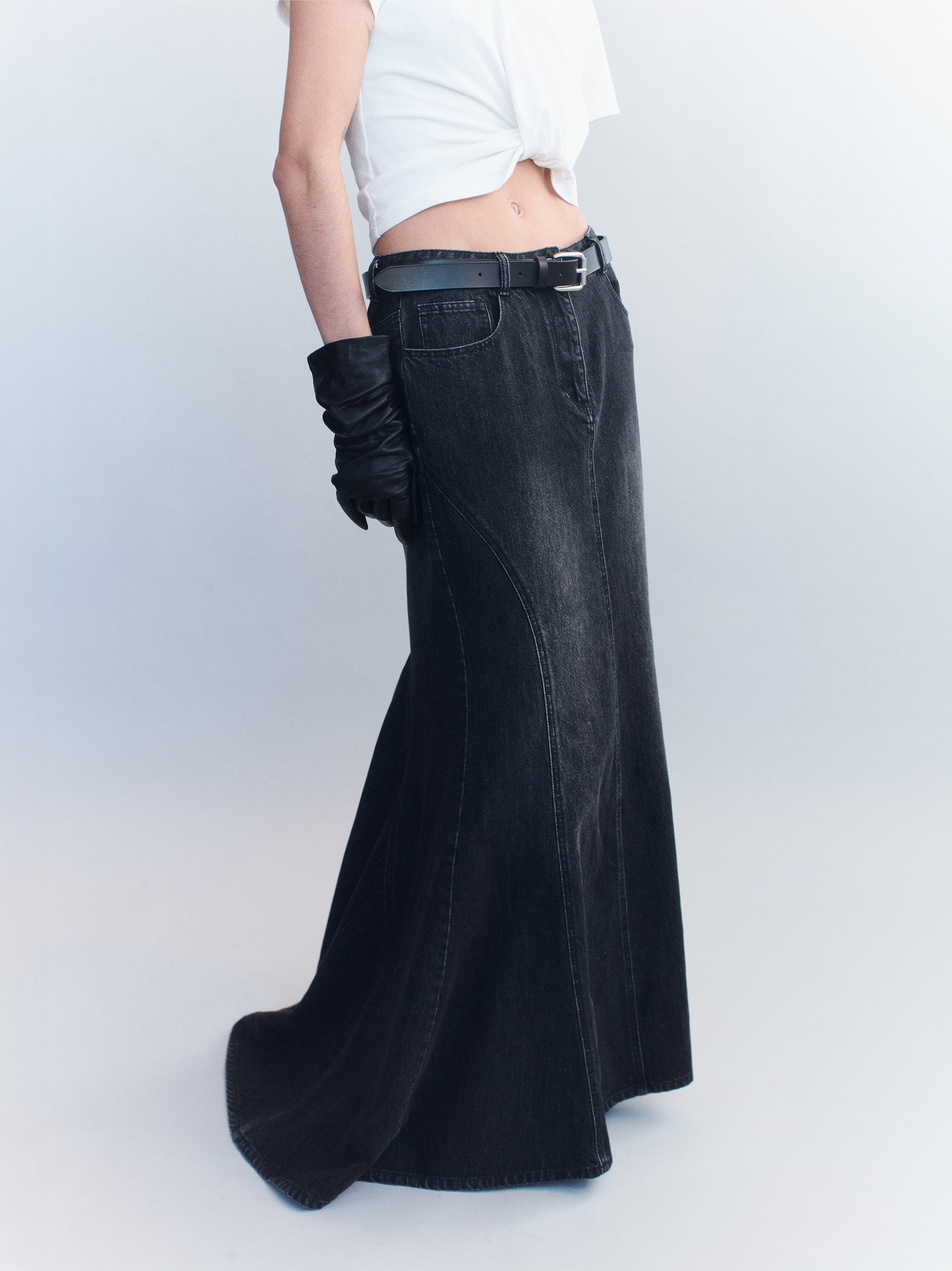 Elysia Denim Mermaid Skirt – Courtney Zheng