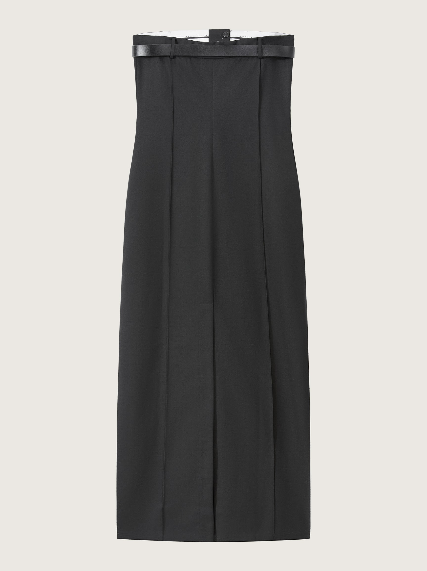 Eamon Wool Trouser Dress – Courtney Zheng