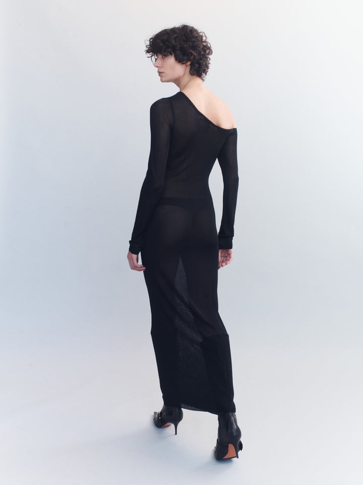 Ivana Off Shoulder Knit Dress – Courtney Zheng
