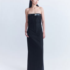 Eamon Wool Trouser Dress – Courtney Zheng